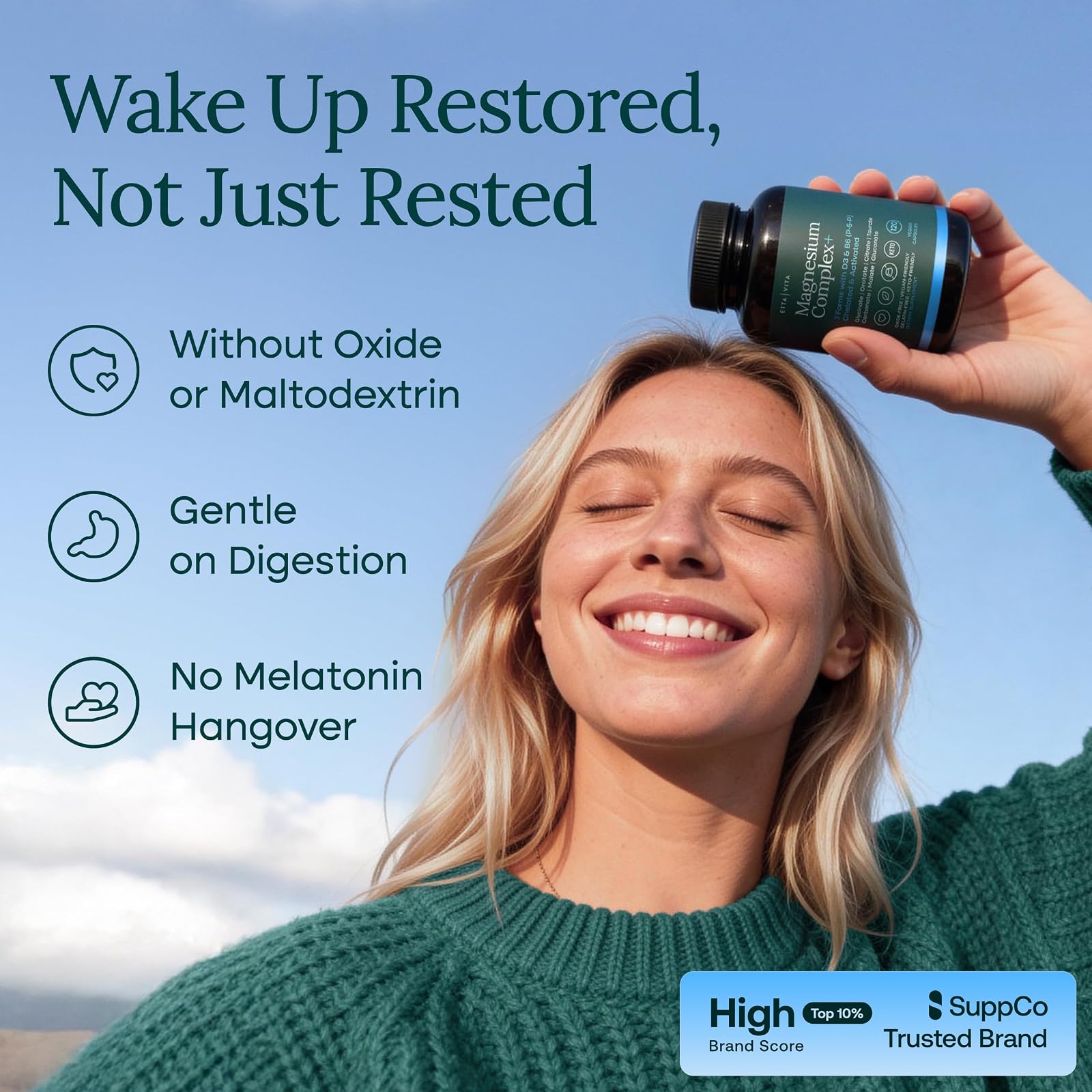 500 mg Magnesium tablets for relaxation