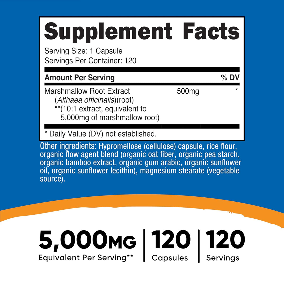 500 mg marshmallow root for digestion