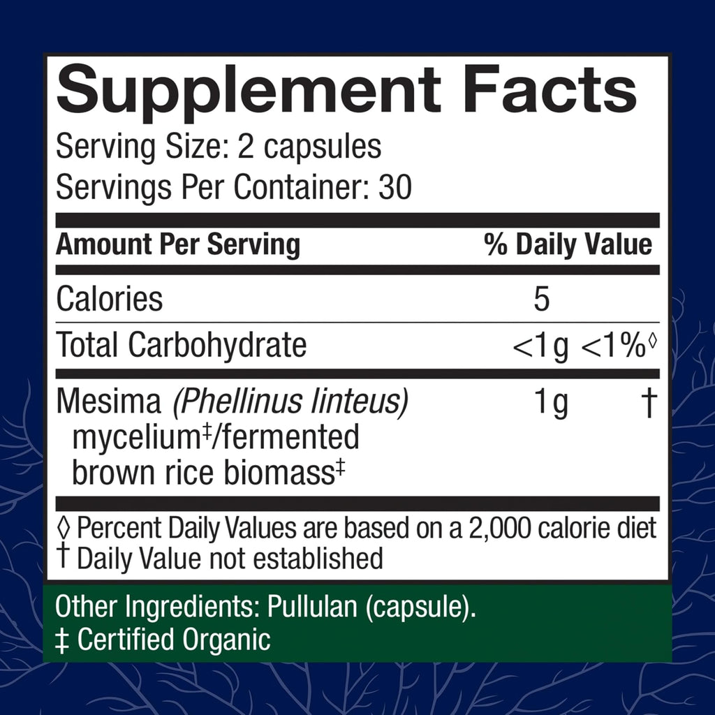 500 mg Mesima mushroom supplement