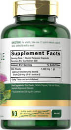 500 mg milk thistle capsules for liver health