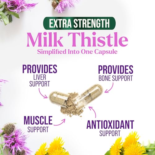 500 mg milk thistle supplement benefits