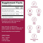 500 mg Milk Thistle supplement