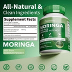 500 mg Moringa capsules for energy