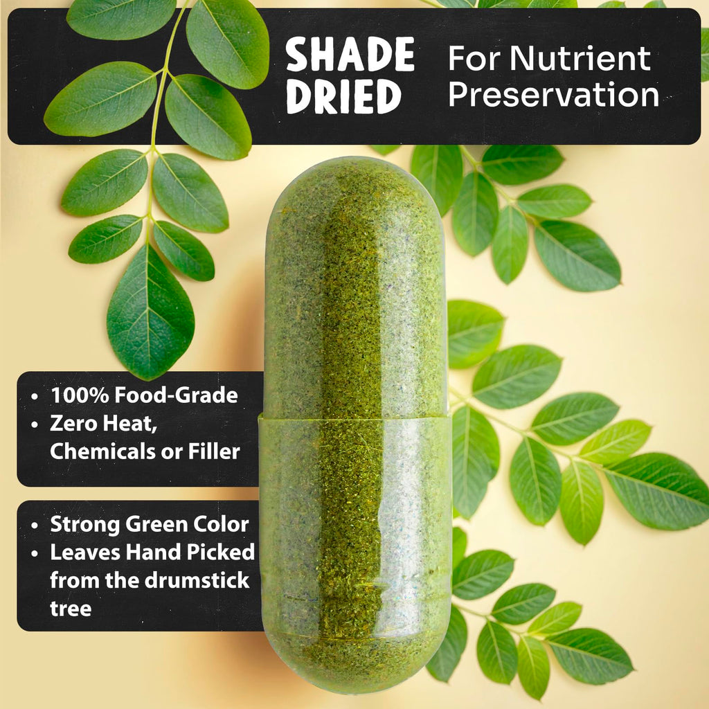 500 mg moringa capsules for vitality