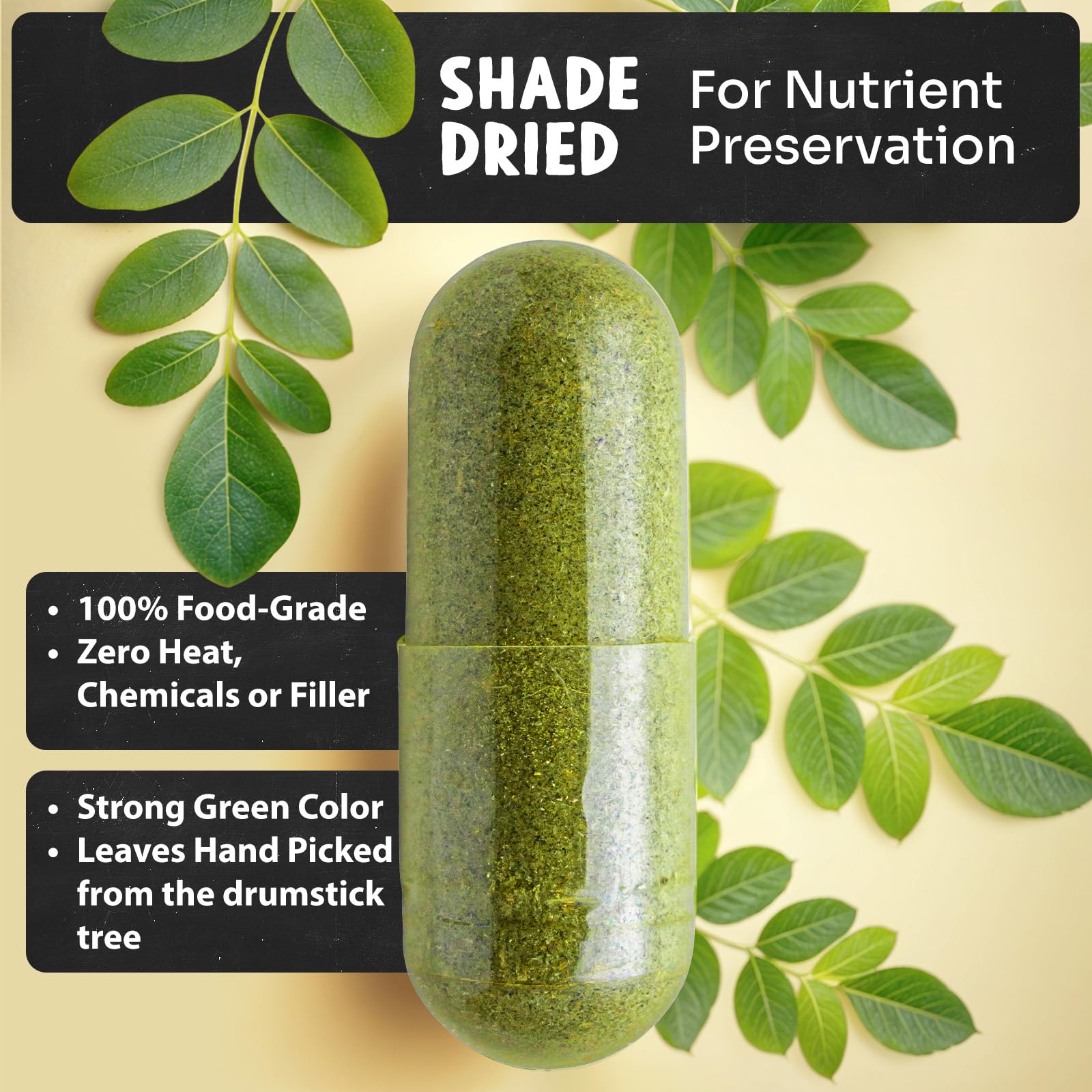 500 mg moringa capsules for vitality