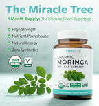 500 mg Moringa capsules for vitality