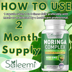 500 mg Moringa capsules for wellness