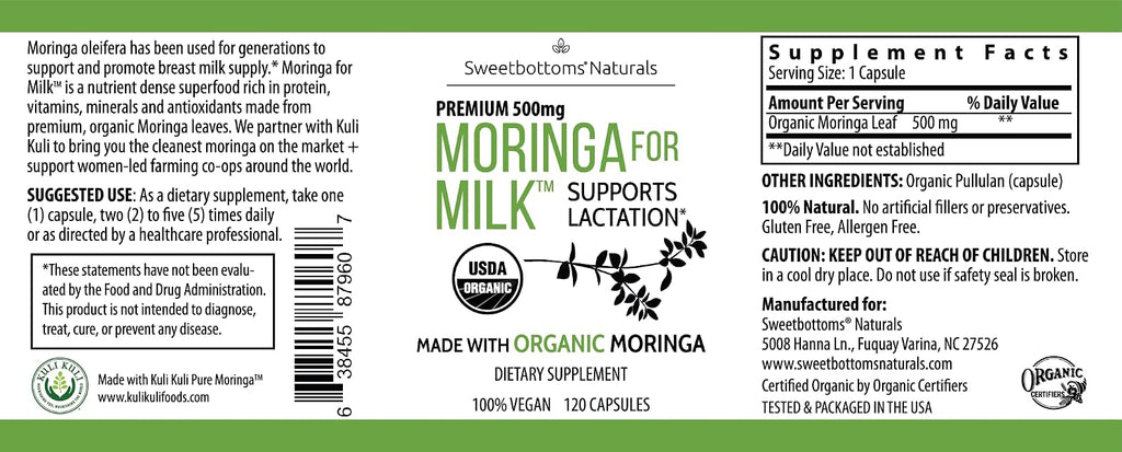 500 mg moringa for daily nutrition