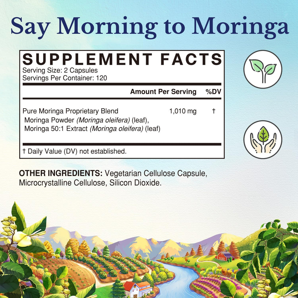 500 mg moringa oleifera health benefits
