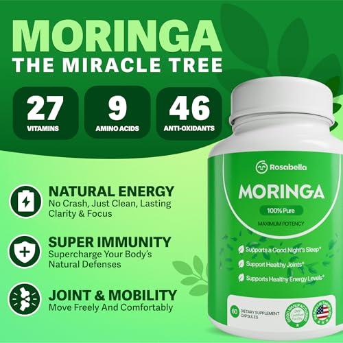 500 mg moringa supplement for wellness