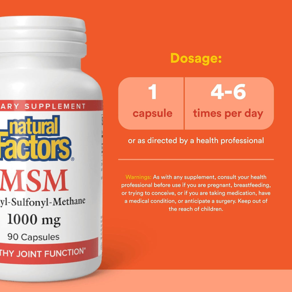 500 mg msm for pain relief