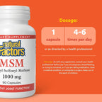 500 mg msm for pain relief