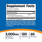 500 mg Muira Puama capsules for vitality