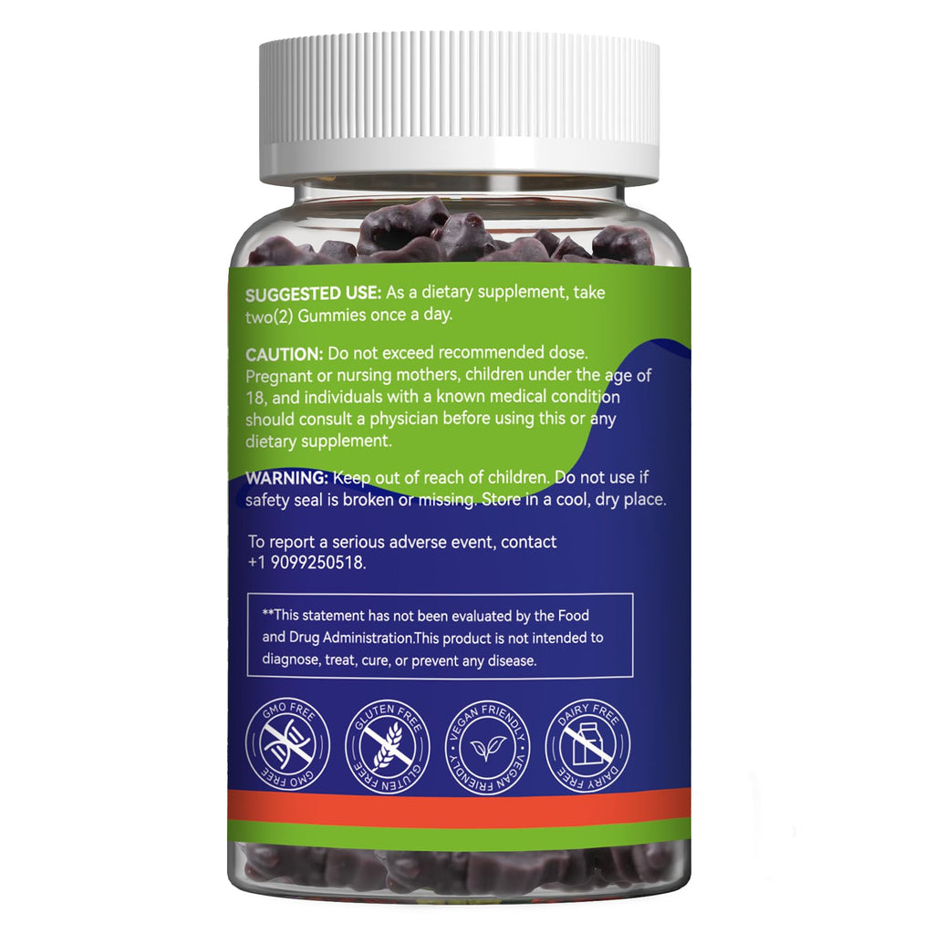 500 mg multivitamin gummy for adults