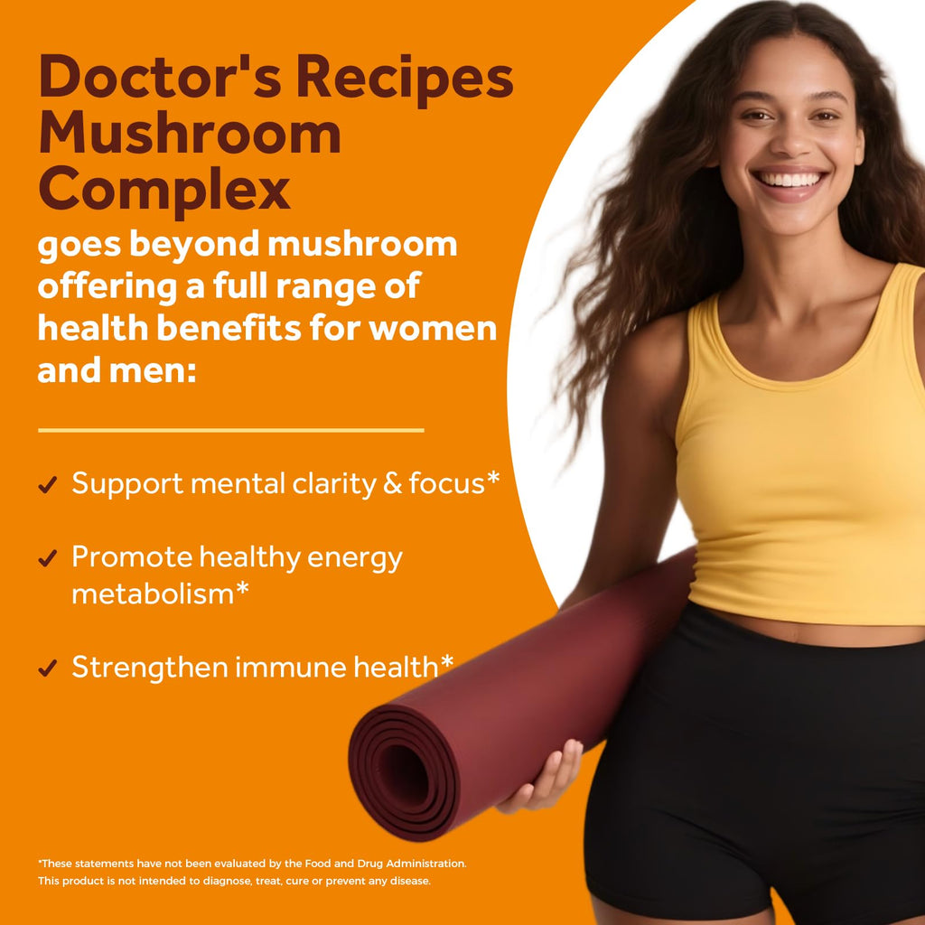 500 mg mushroom capsules for energy
