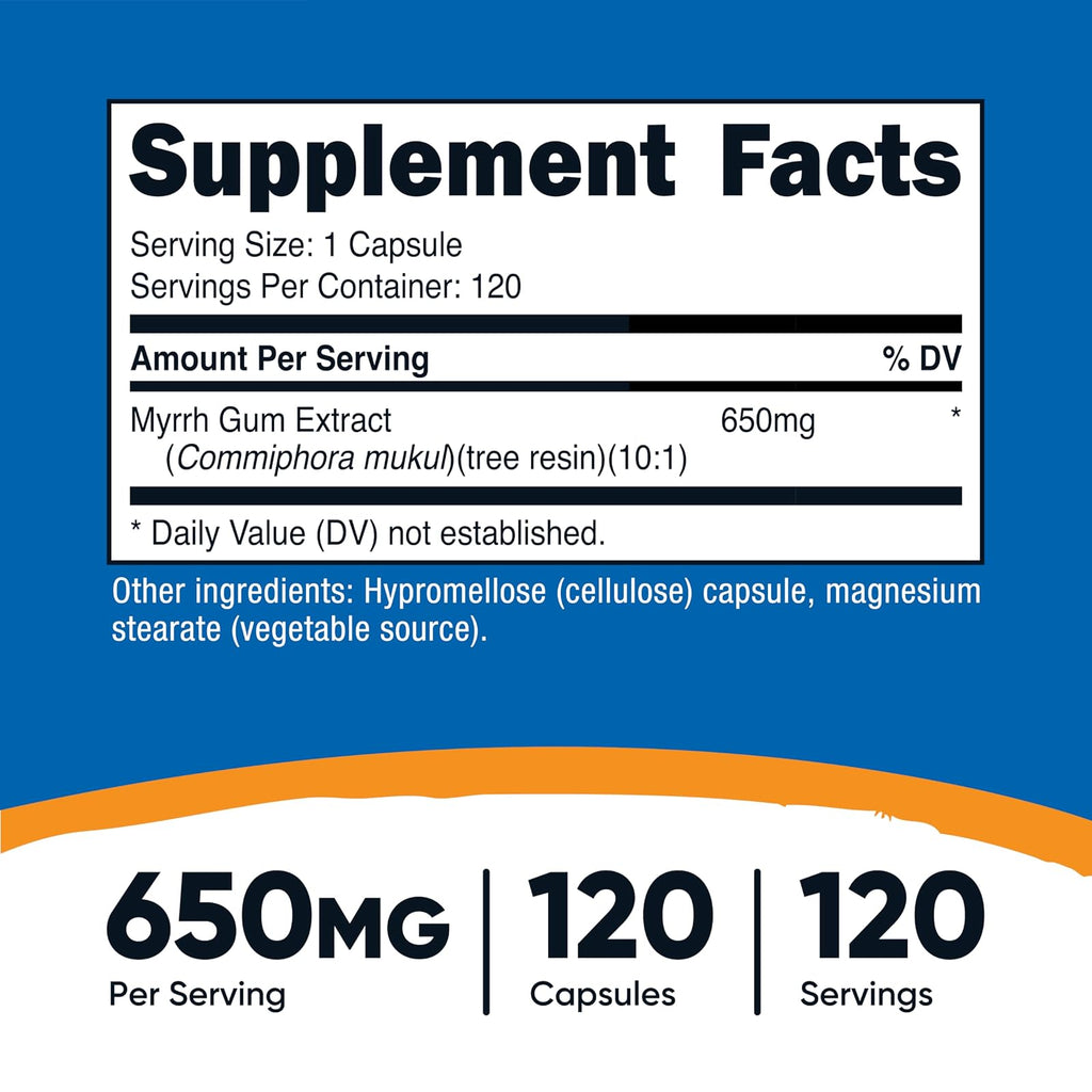 500 mg Myrrh for immune support