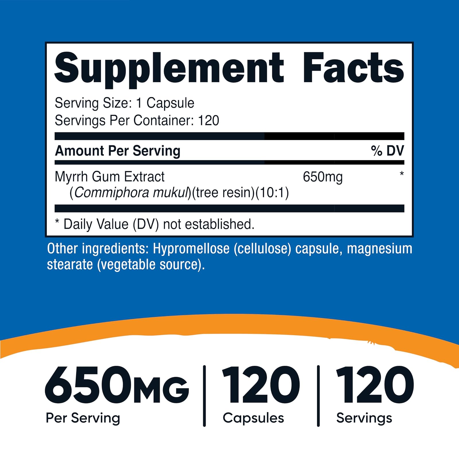 500 mg Myrrh for immune support