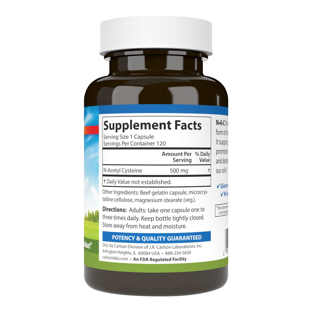 500 mg N-Acetyl Cysteine benefits