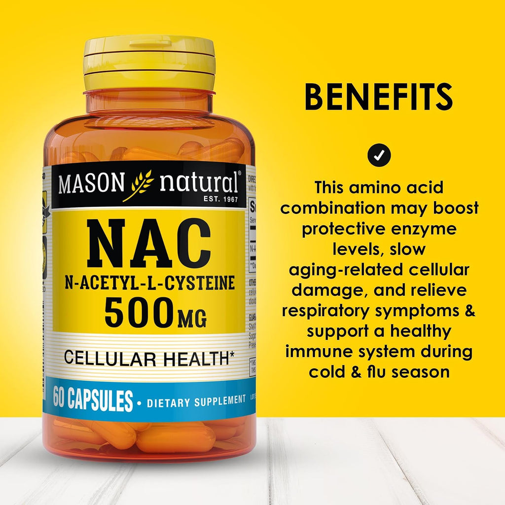 500 mg N-Acetyl L-Cysteine benefits