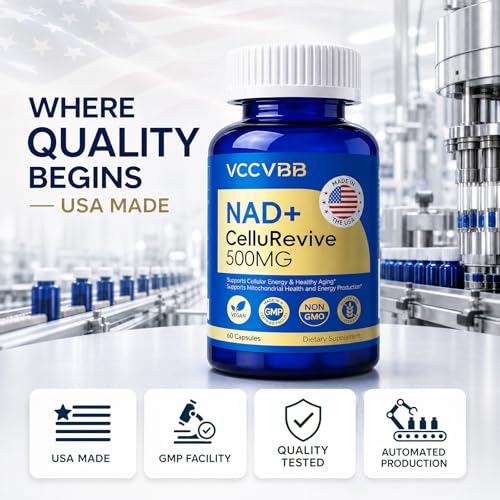 500 mg NAD+ capsules for vitality