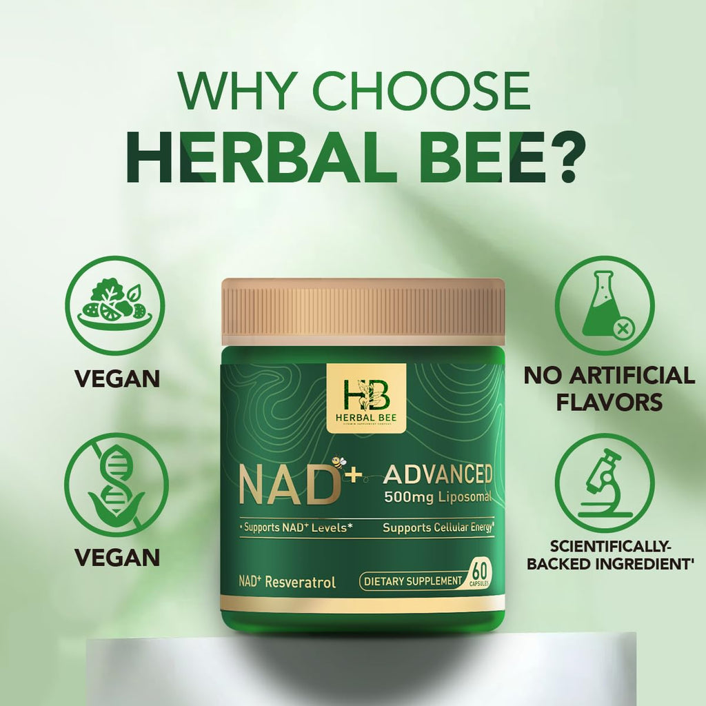 500 mg NAD+ capsules for vitality