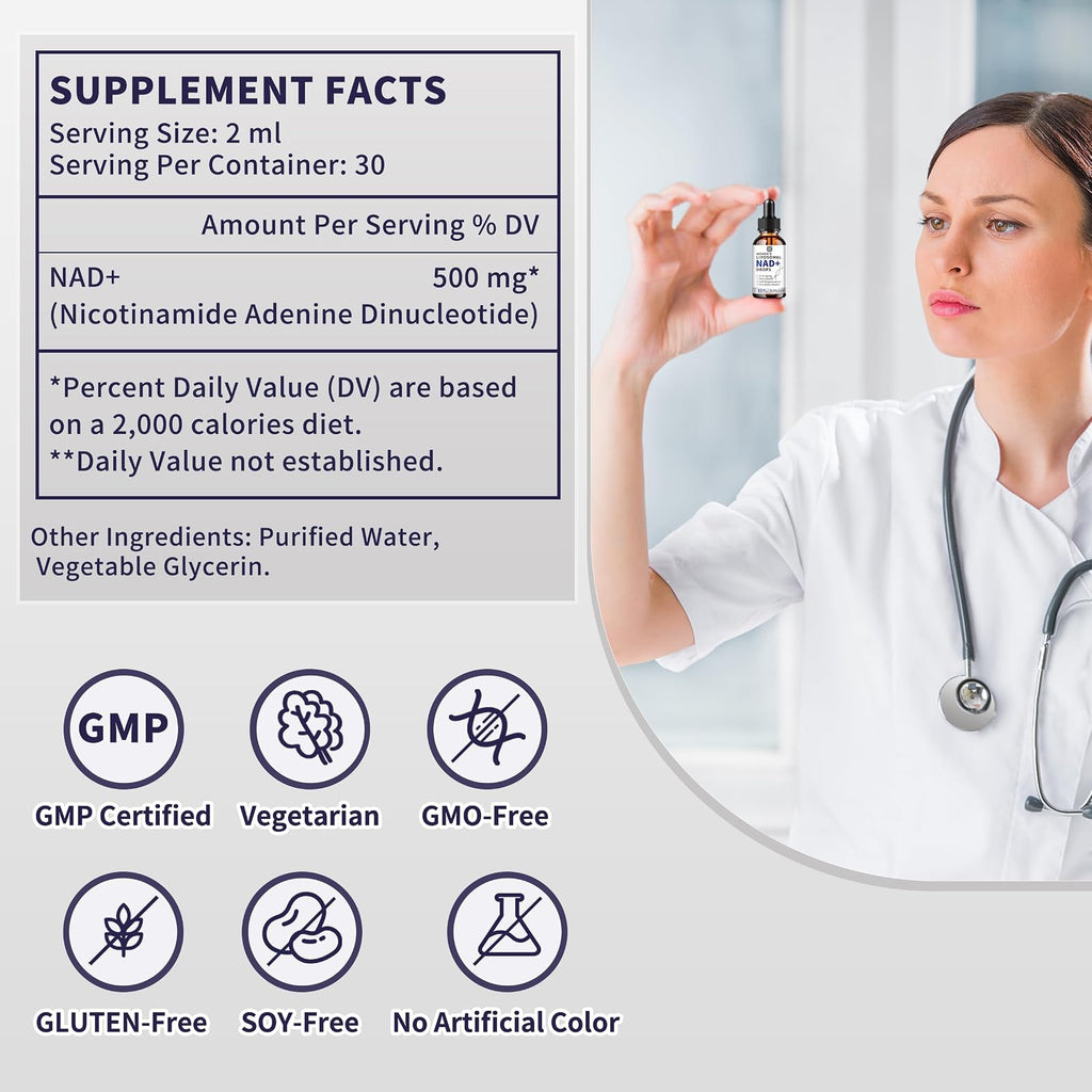 500 mg NAD for energy support