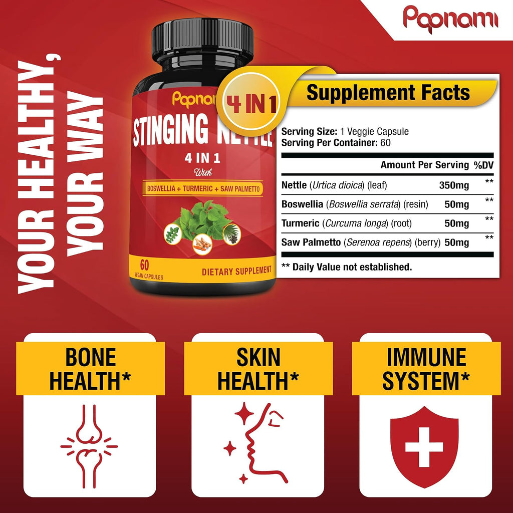 500 mg nettle extract for vitality