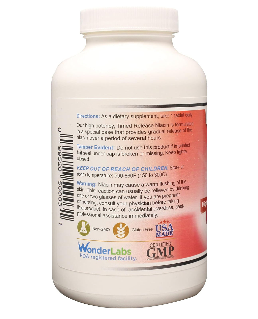 500 mg Niacin for daily wellness
