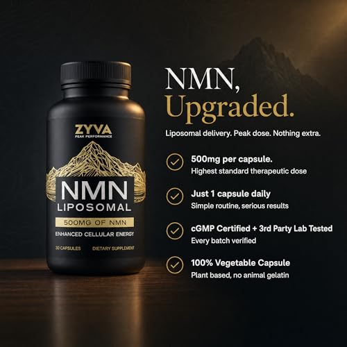 500 mg Nicotinamide Mononucleotide supplement