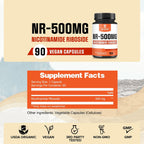 500 mg Nicotinamide Riboside capsules