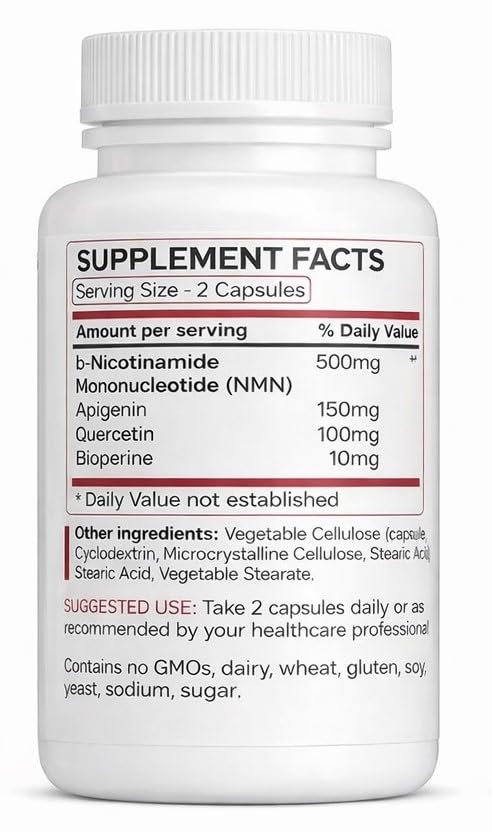 500 mg NMN capsules for vitality