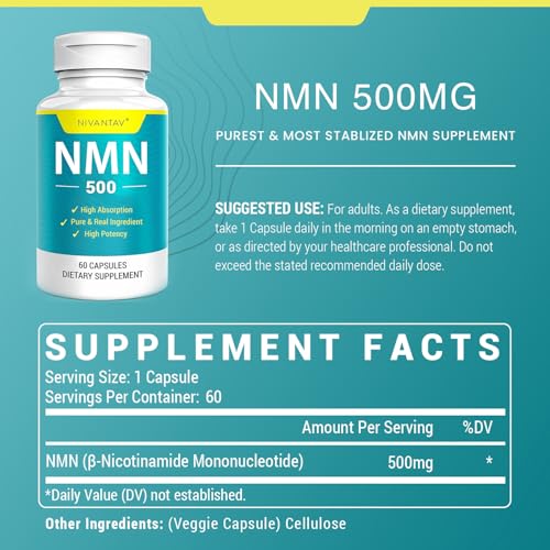 500 mg NMN for energy support