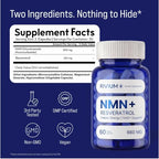 500 mg NMN Resveratrol for vitality