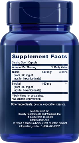 500 mg No Flush Niacin capsules