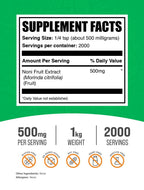 500 mg Noni extract for wellness