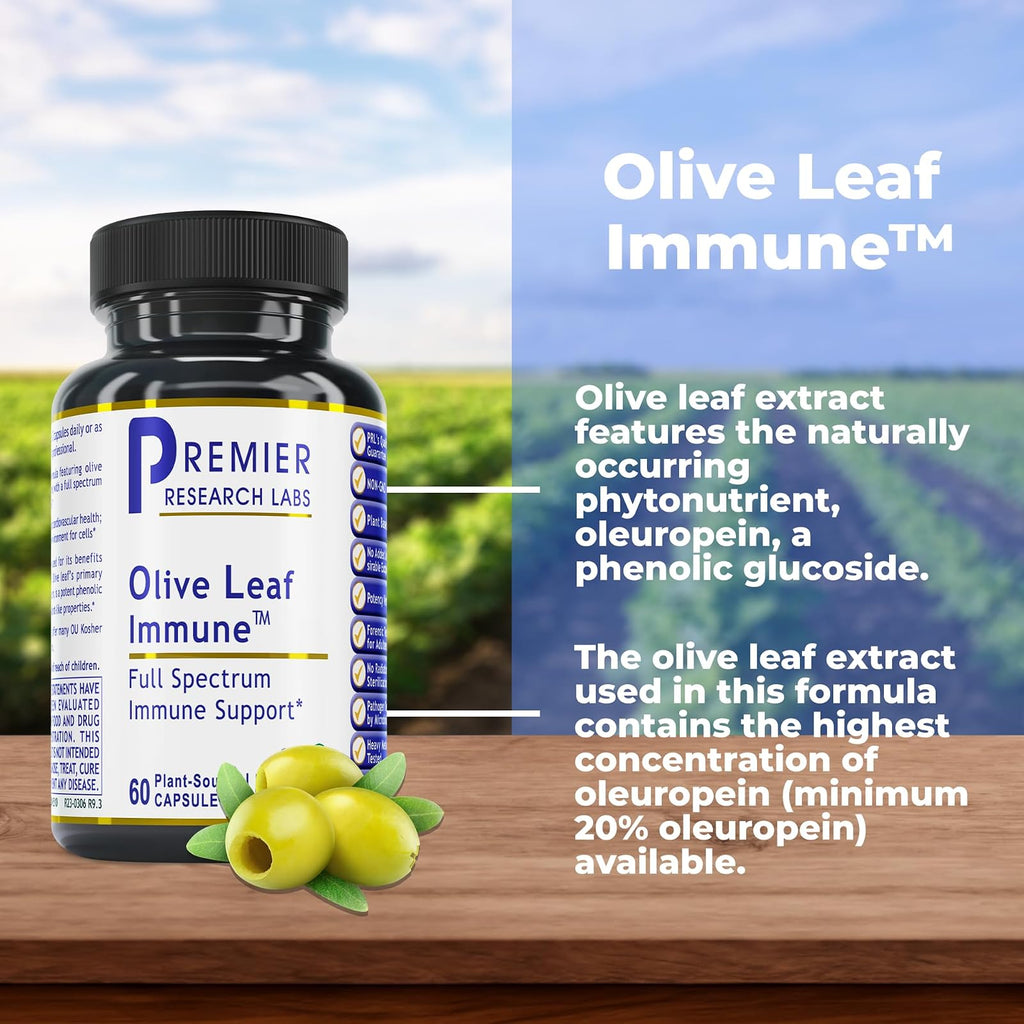 500 mg olive leaf capsules for immunity