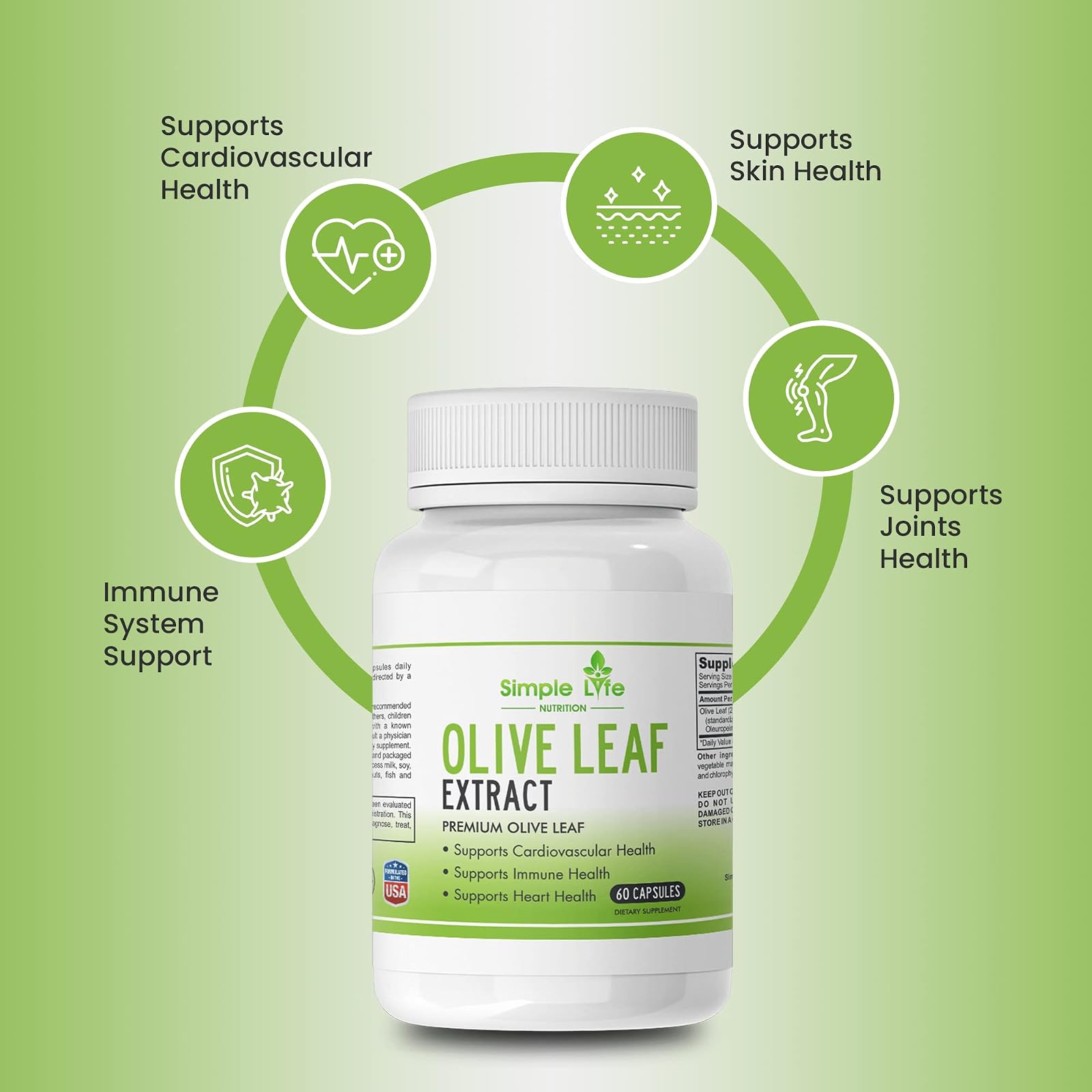 500 mg olive leaf capsules