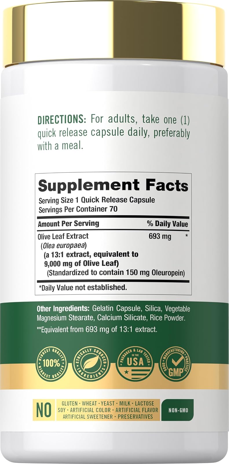 500 mg olive leaf health benefits