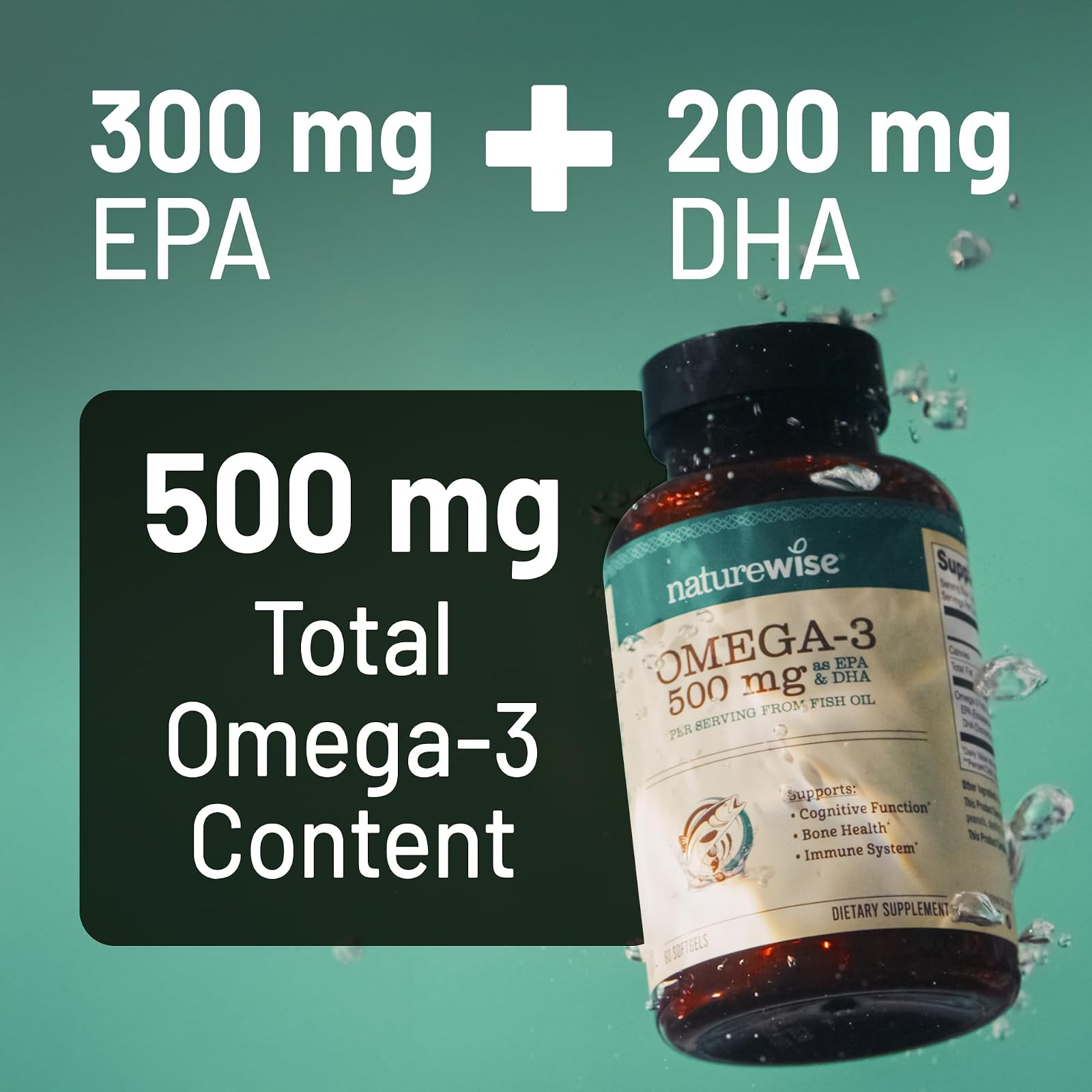 500 mg Omega 3 for heart health
