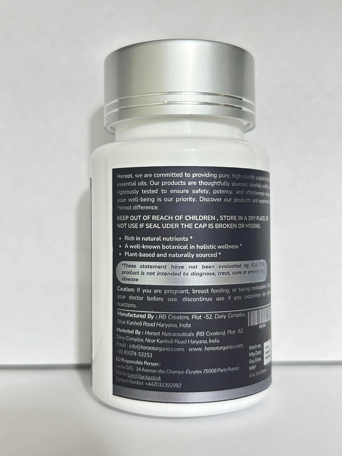 500 mg organic moringa for vitality