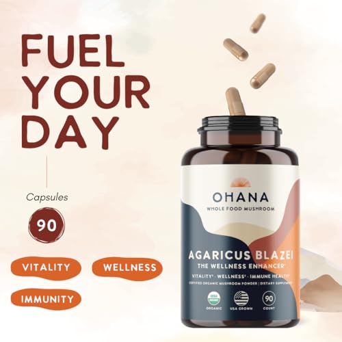 500 mg organic mushroom capsules