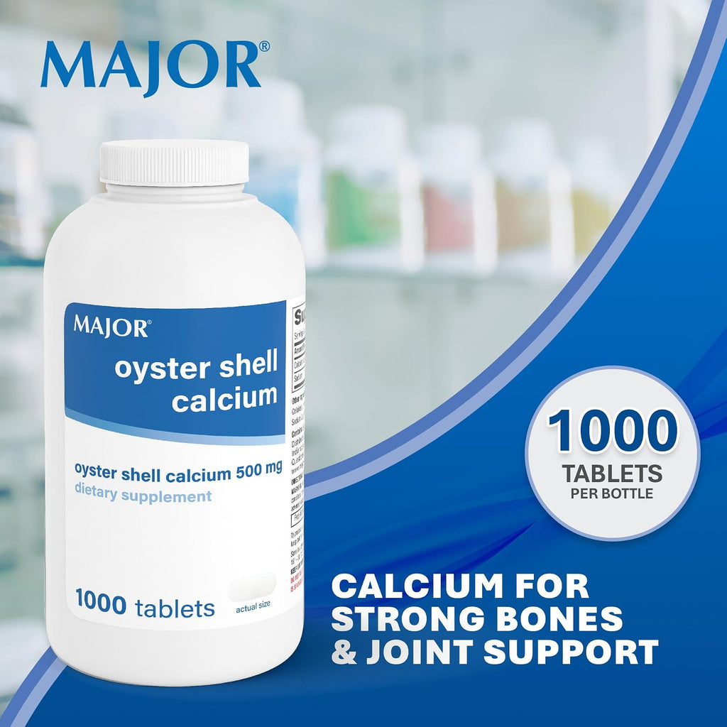 500 mg oyster shell calcium tablets