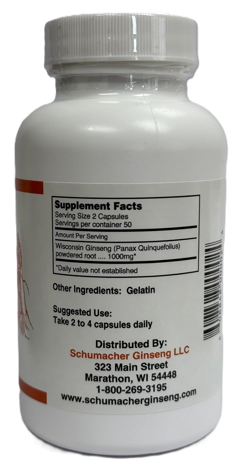 500 mg panax ginseng for energy