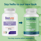 500 mg Pantothenic Acid capsules