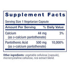 500 mg Pantothenic Acid capsules
