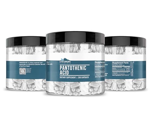 500 mg Pantothenic Acid for wellness