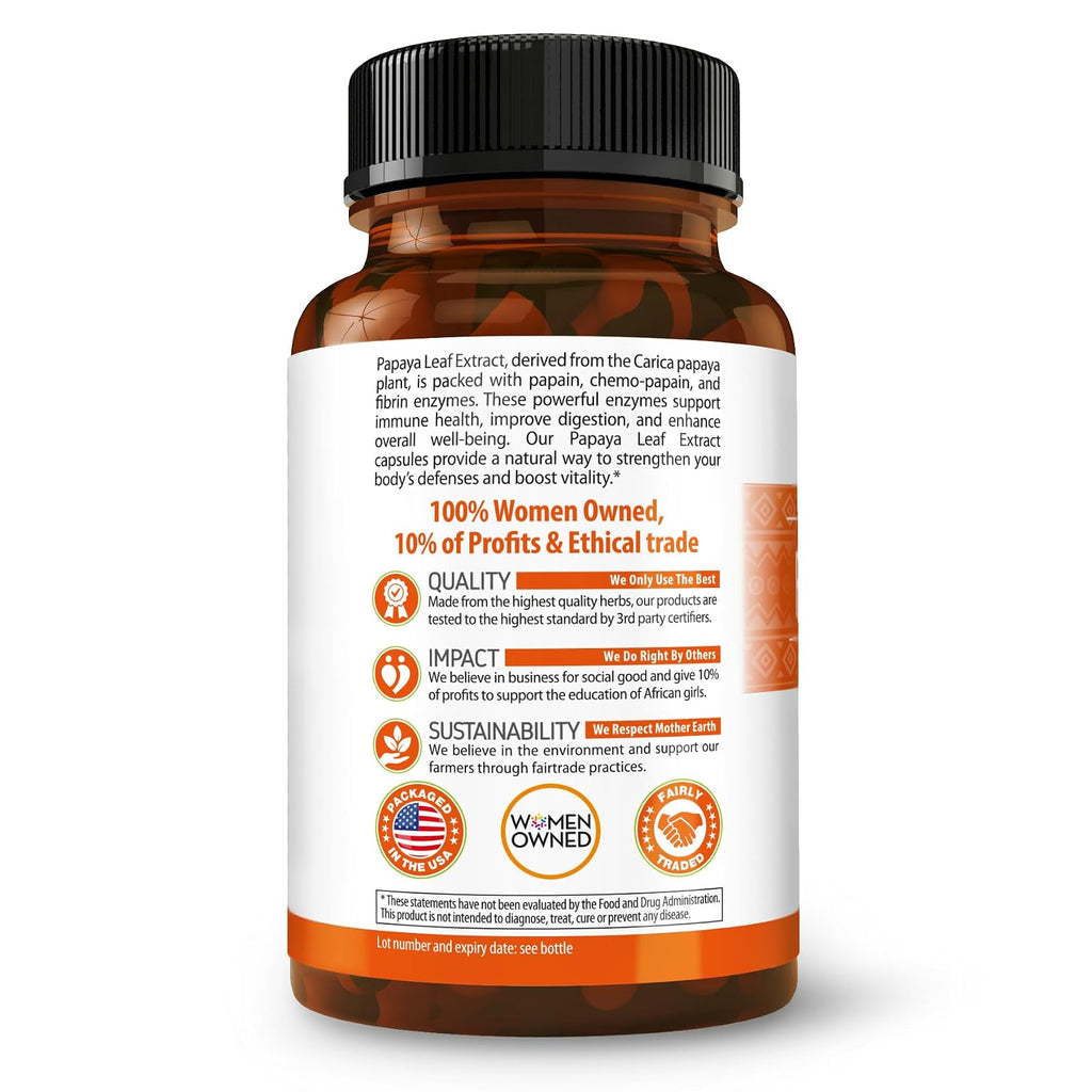 500 mg papaya leaf health benefits