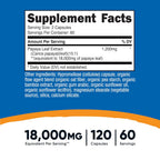 500 mg papaya leaf supplement