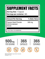 500 mg Papaya Seed multivitamins for wellness