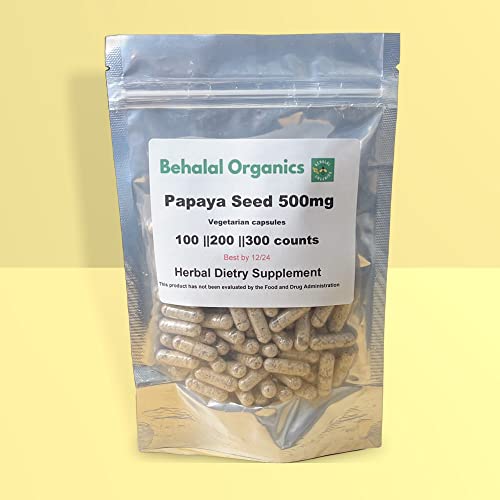 500 mg papaya seed multivitamins